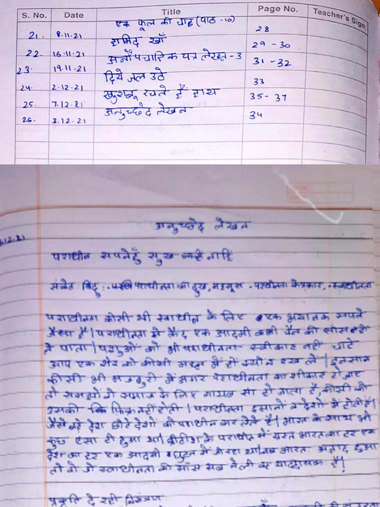 Hindi Anuched Lekhan PT 2 | PDF