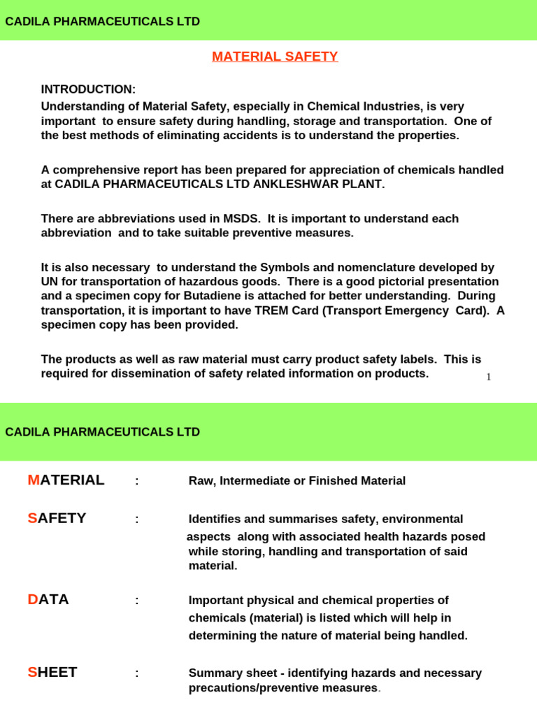 U.N.Classification of Haz. material | PDF | Dangerous Goods | Toxicity