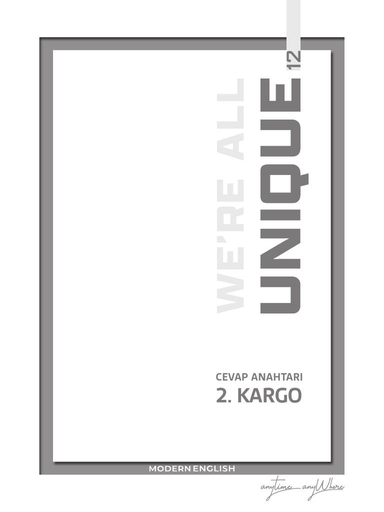 Modern English Unique 12 Answers | PDF