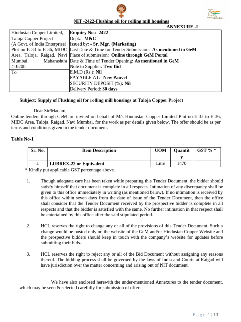 NIT Lubrx 3 Abhilasha D | PDF | Breach Of Contract | Cheque