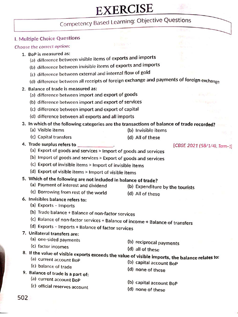 BOP MCQ With Answer | PDF