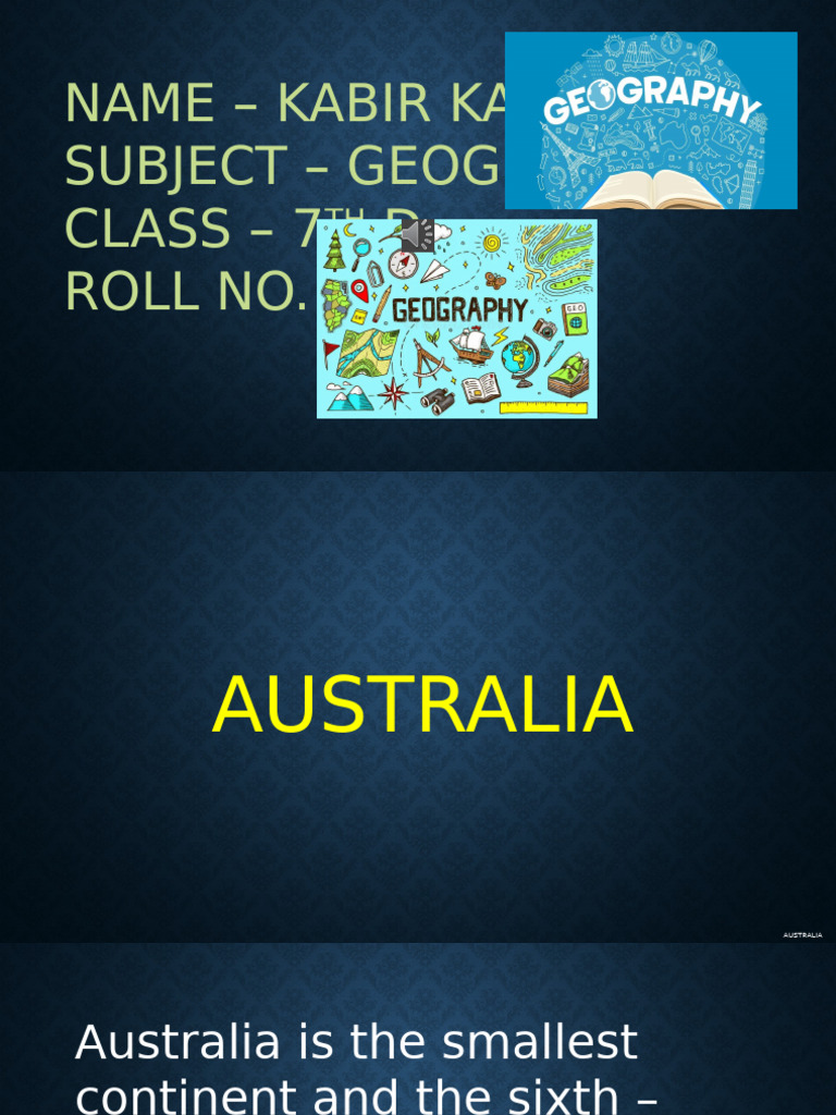 Australia and Antarctica Geography | PDF | Antarctica | Australia