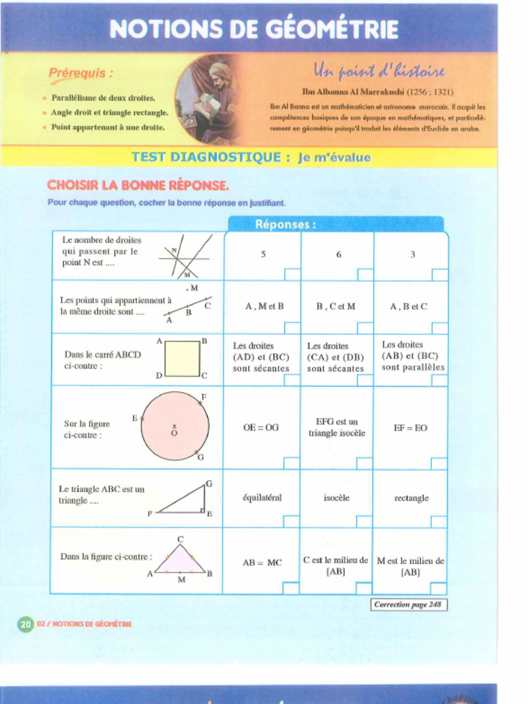 2) Notions de Géométrie - 102255 | PDF