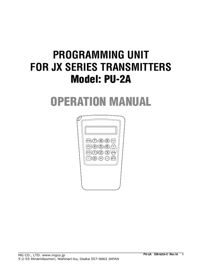 Manual empu2a | PDF | Parameter (Computer Programming) | Thermocouple