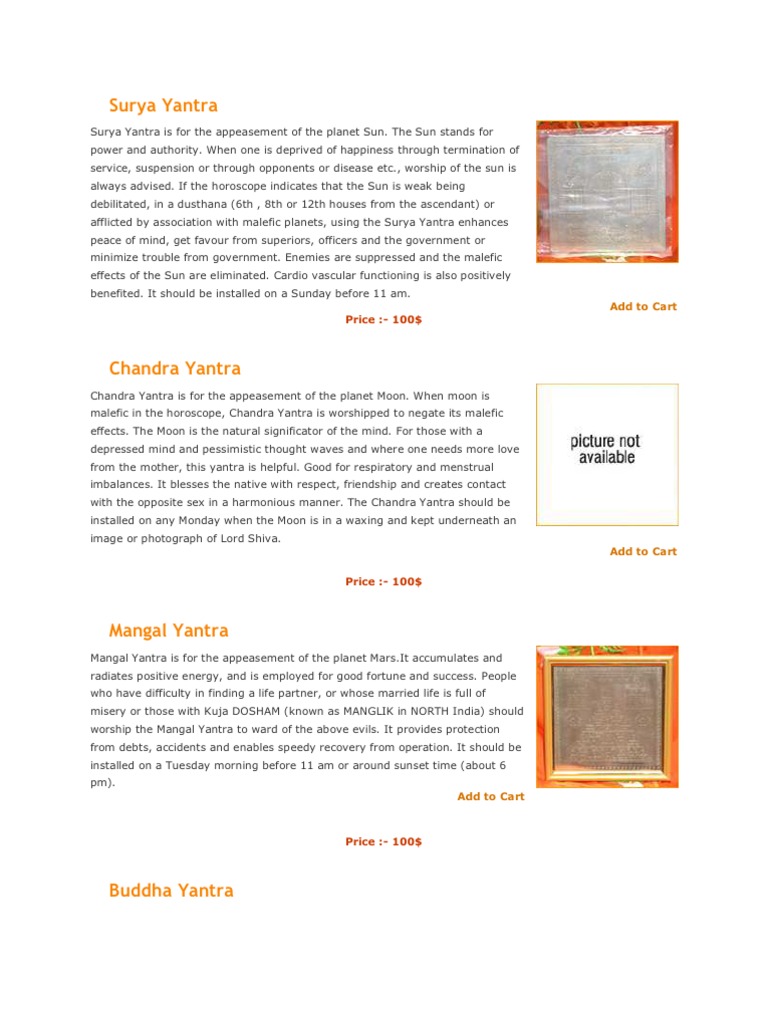 All About Yantra | PDF | Planets In Astrology | Devi