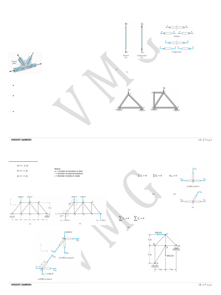 MODULE-6-STRUCTURAL-MEMBERS | PDF | Truss | Applied And Interdisciplinary Physics