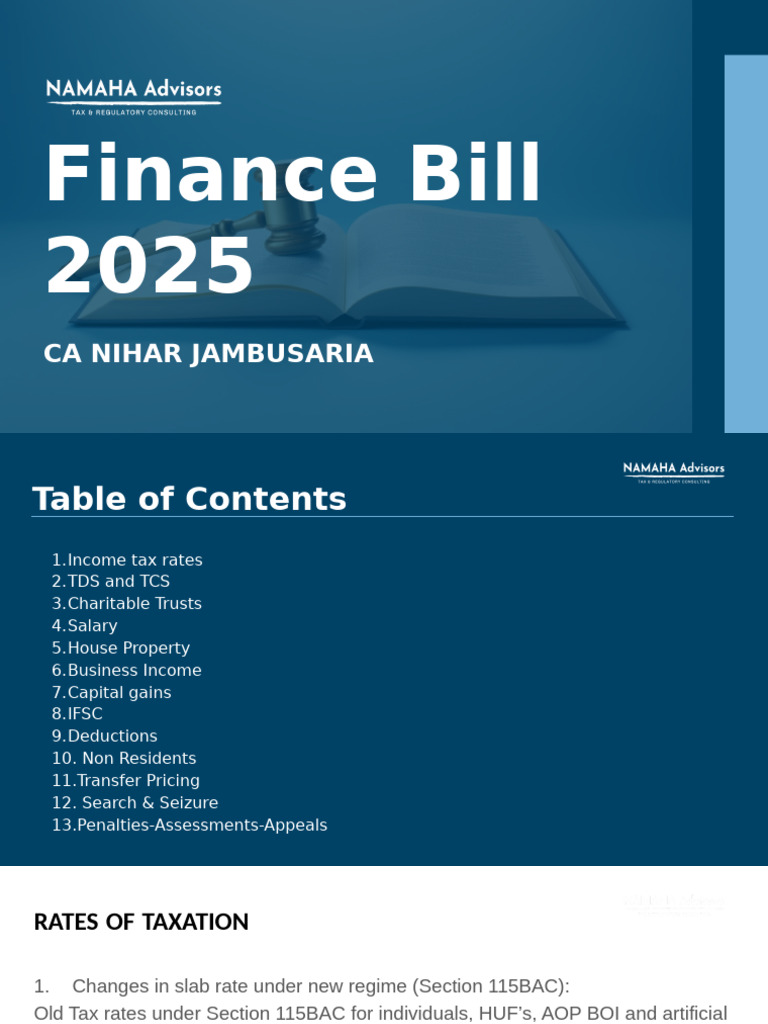 Finance Bill 2025 | PDF | Capital Gains Tax | Taxes