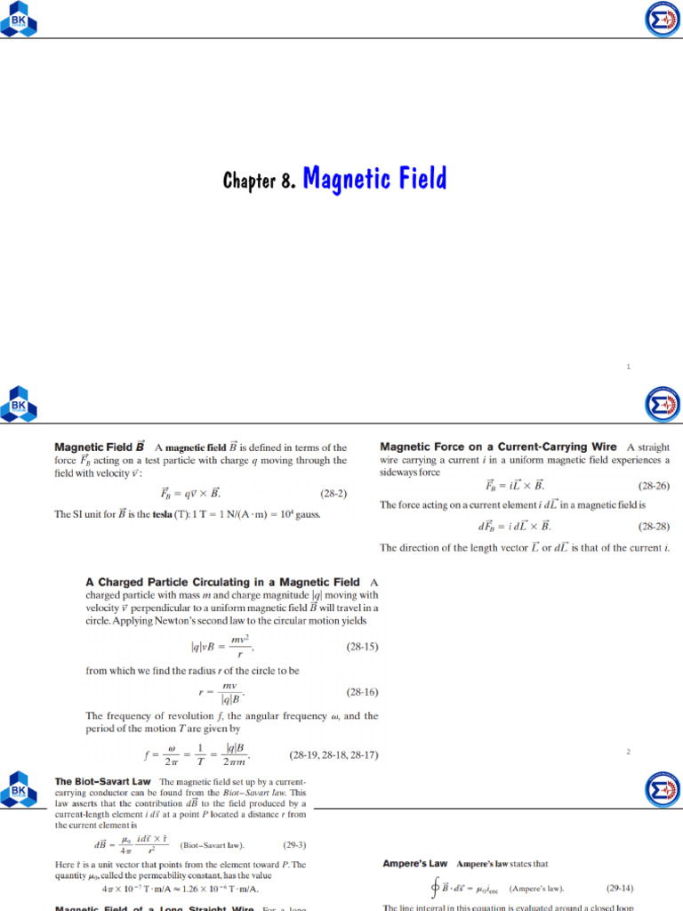 Charge of Electron in Magnetic Fields | PDF | Electron | Magnetic Field