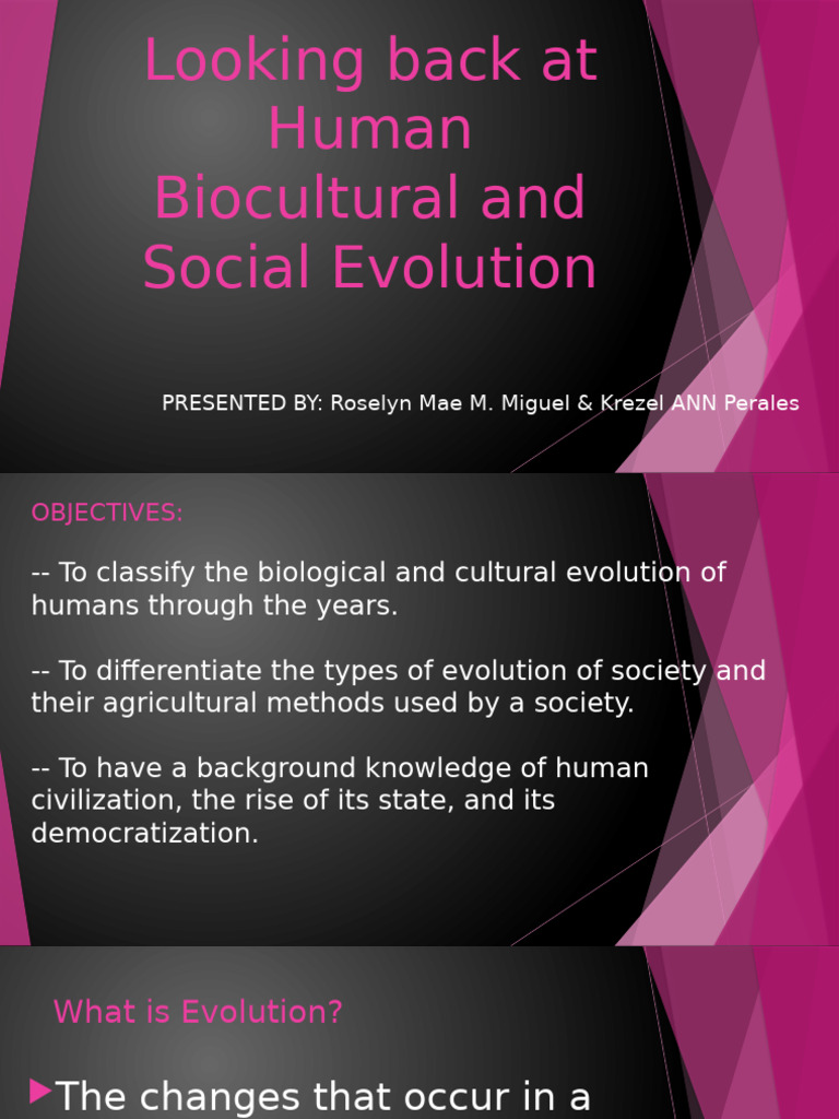 Looking Back at Human Biocultural and Social Evolution | PDF | Homo ...