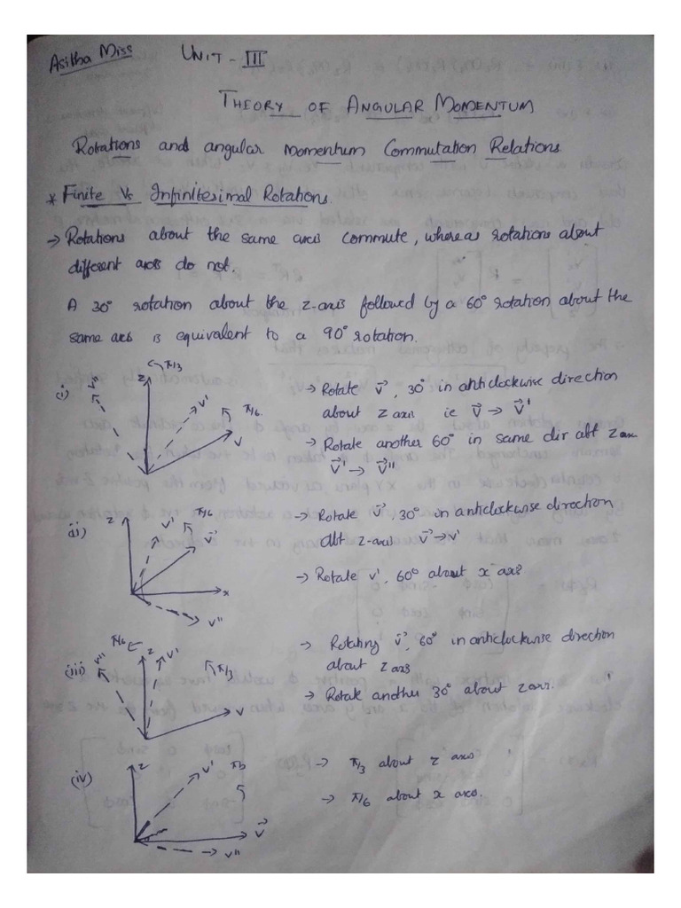 Angular momentum | PDF