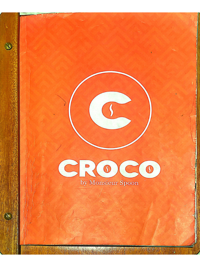 Contoh Menu Croco by Monsieur Spoon | PDF