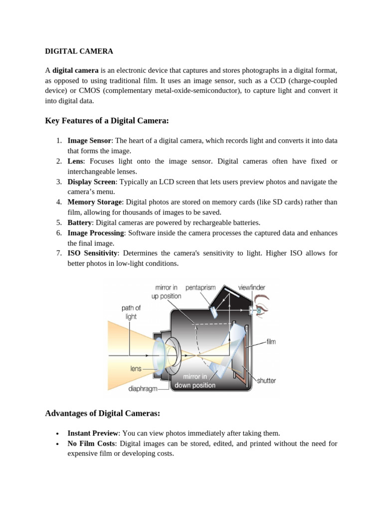 Digital Camera | PDF | Digital Camera | Camera