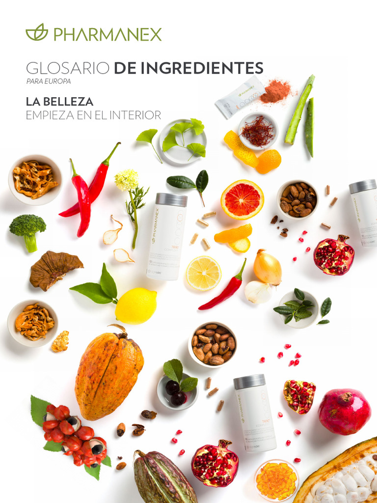 Glosario de Ingredientes Nutricionales | PDF | Calcio | Vitamina D