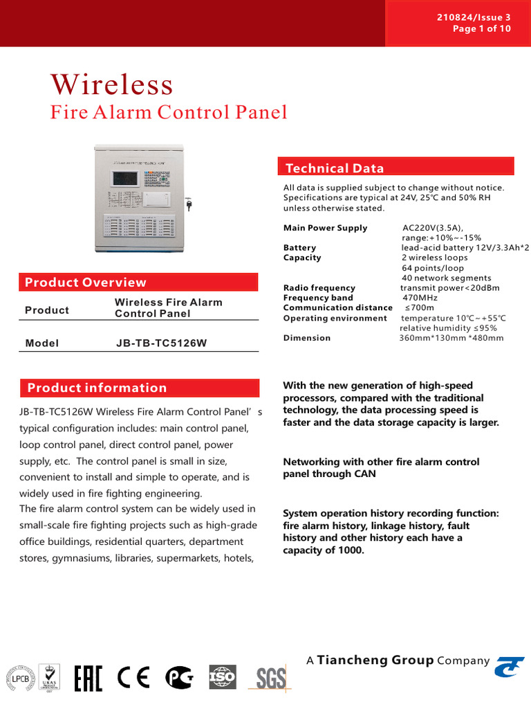 Wireless Fire Alarm System3.0 | PDF | Telecommunications | Electrical ...