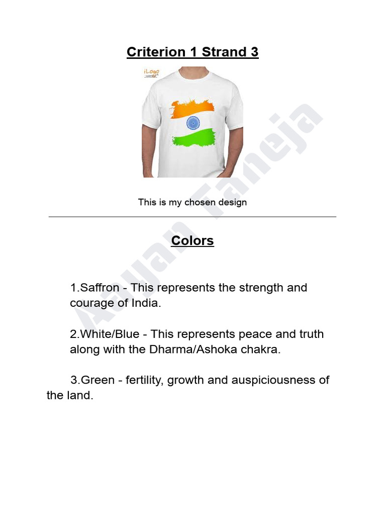 Design Work For IB MYP 1 | PDF