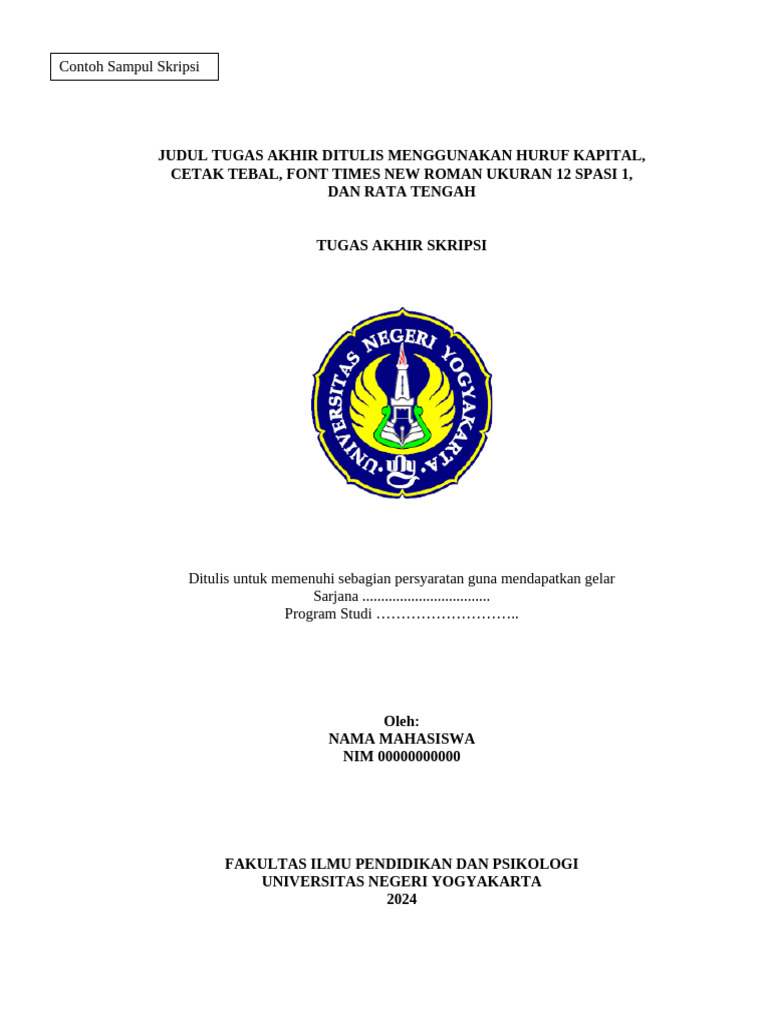 Lembar Persetujuan - Pengesahan Skripsi 2024 | PDF