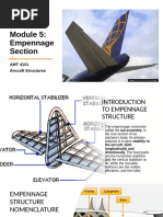 Tailplane and Fin in Aircraft | PDF