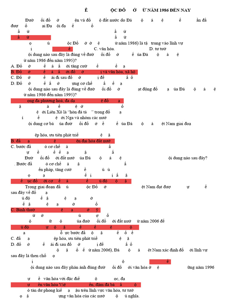 DE CUONG ON KT 15 - Bai 10-11 SU 12 KEY | PDF
