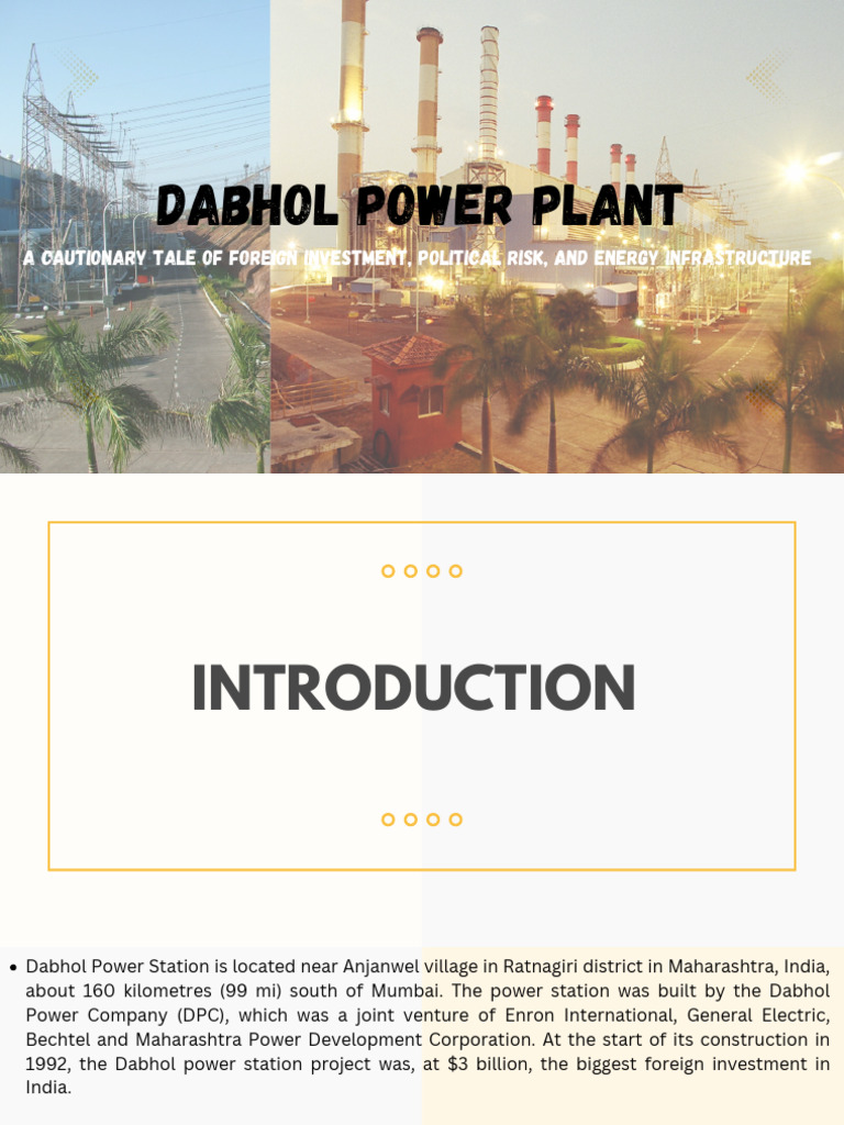 Dabhol Power Plant | PDF | Enron | Economies