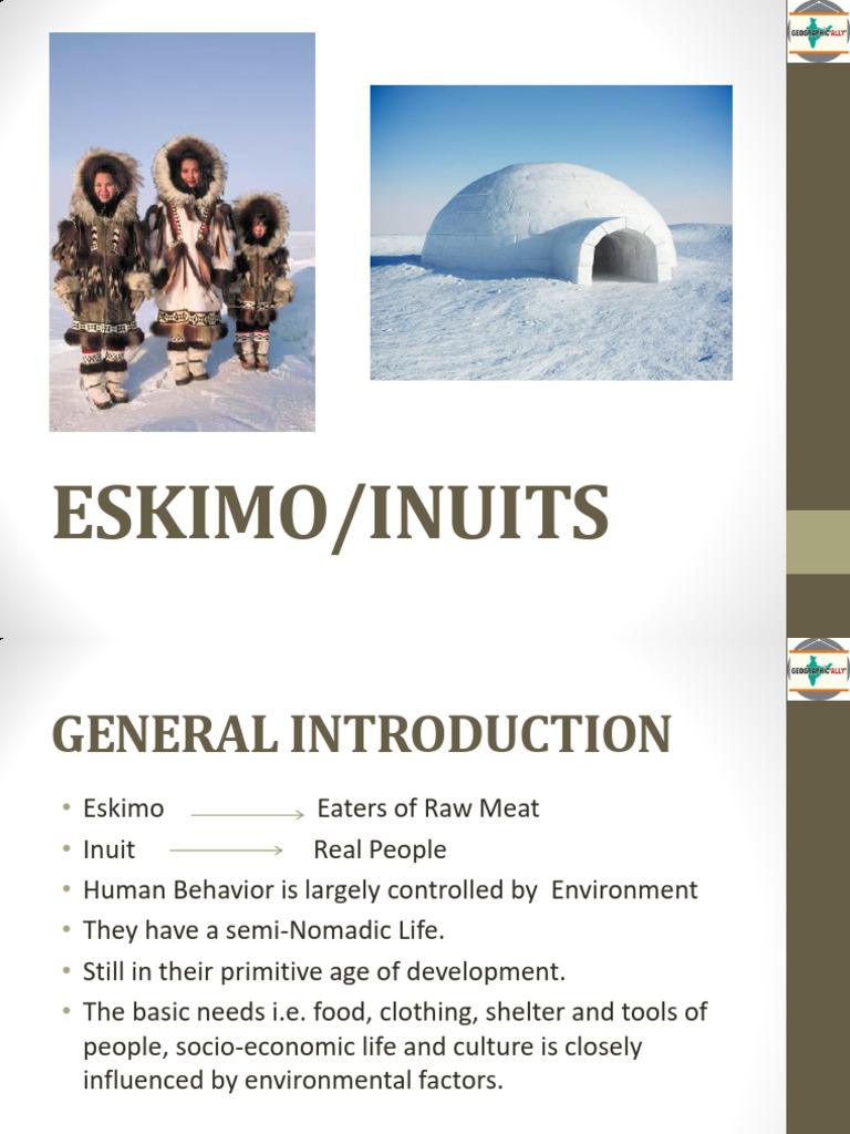 Understanding Eskimo Culture and Society | PDF | Inuit | Eskimo