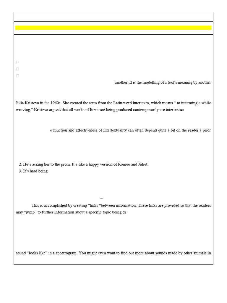 Understanding Intertextuality & Hypertextuality | PDF | Intertextuality | Human Communication