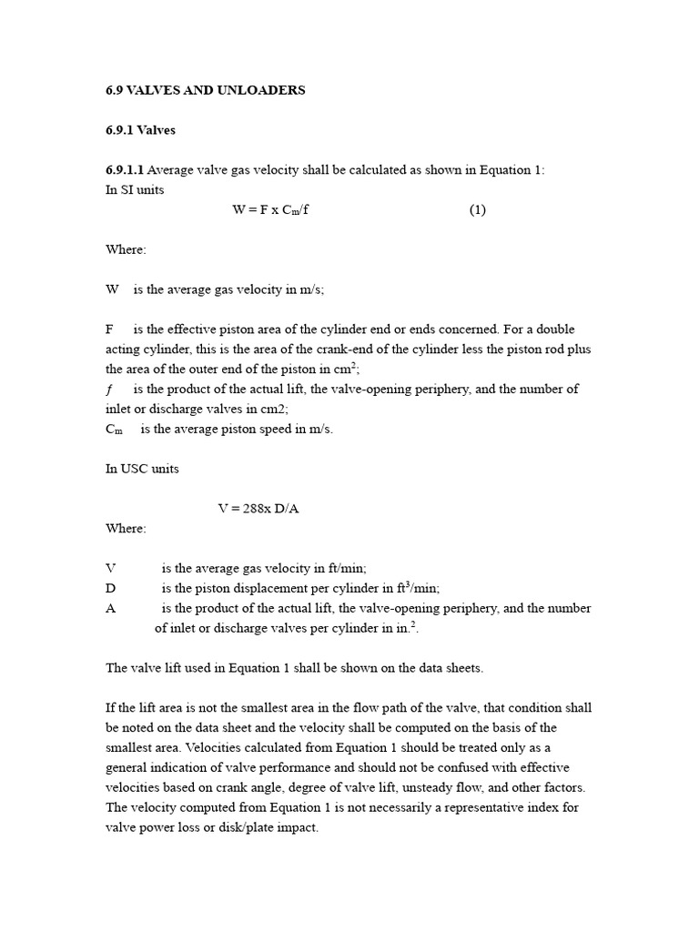 Reciprocating Compressor - Valves and Unloaders | PDF | Valve | Gases