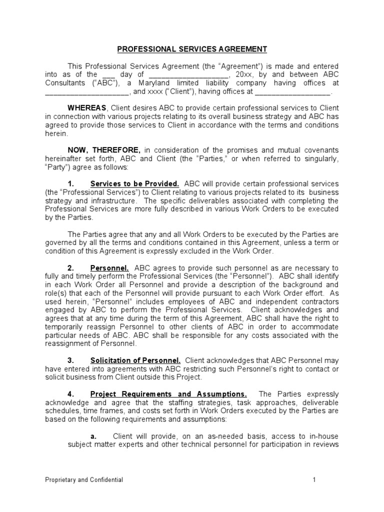 Generic PSA | Confidentiality | Non Disclosure Agreement