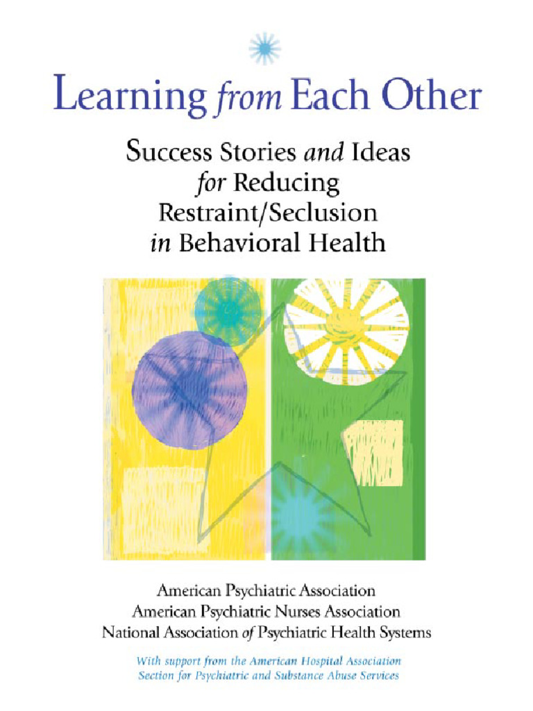 Apa Learning From Each Other 1316534513 | PDF | Psychiatry | Mental Health