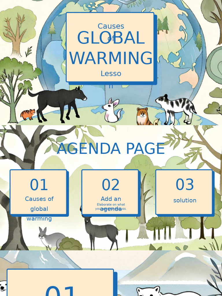 Causes of Global Warming Lesson | PDF | Climate Change | Greenhouse Gas