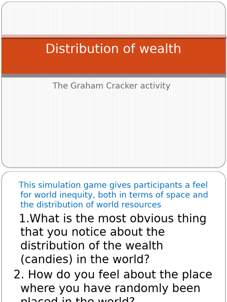 Distribution of Wealth Activity | PDF