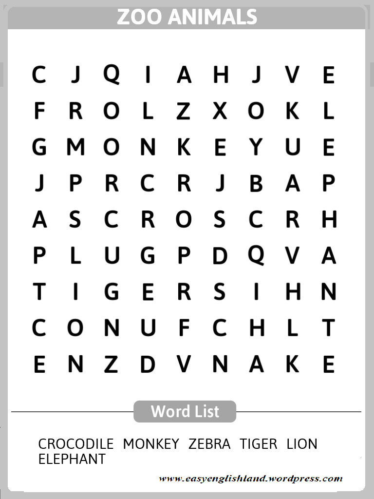 Karta Pracy NR 3 Zoo Animals | PDF