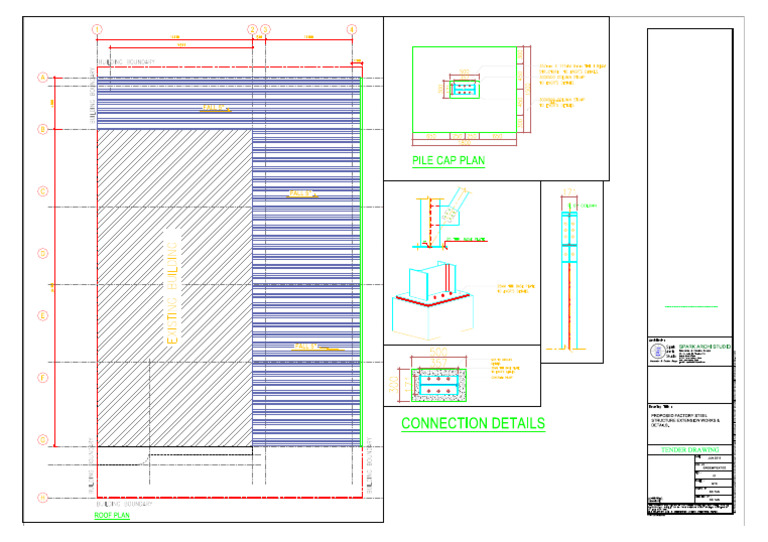Factory Extension Steel Structure Plans | PDF
