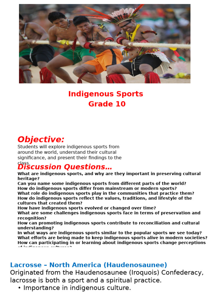 Indigenous Sports | PDF