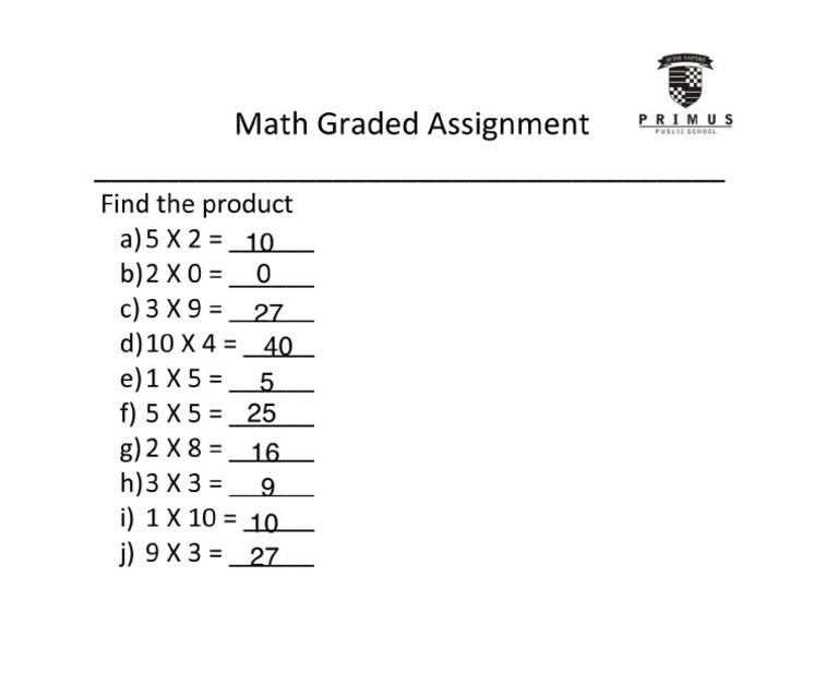 Math Graded Assignment 2 | PDF