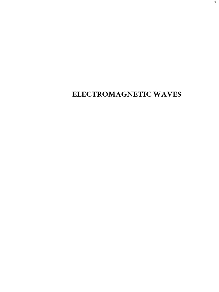 Share Ch-8 em Waves | PDF