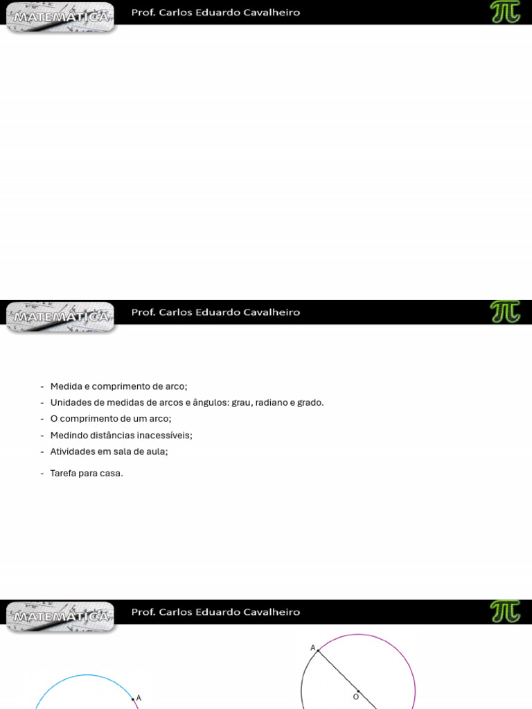 ARCOS E ÂNGULOS (1) | PDF