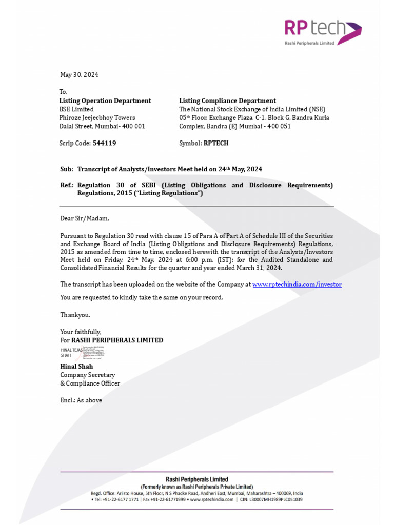 Q4 FY24 - Concall | PDF | Personal Computers | Desktop Computer
