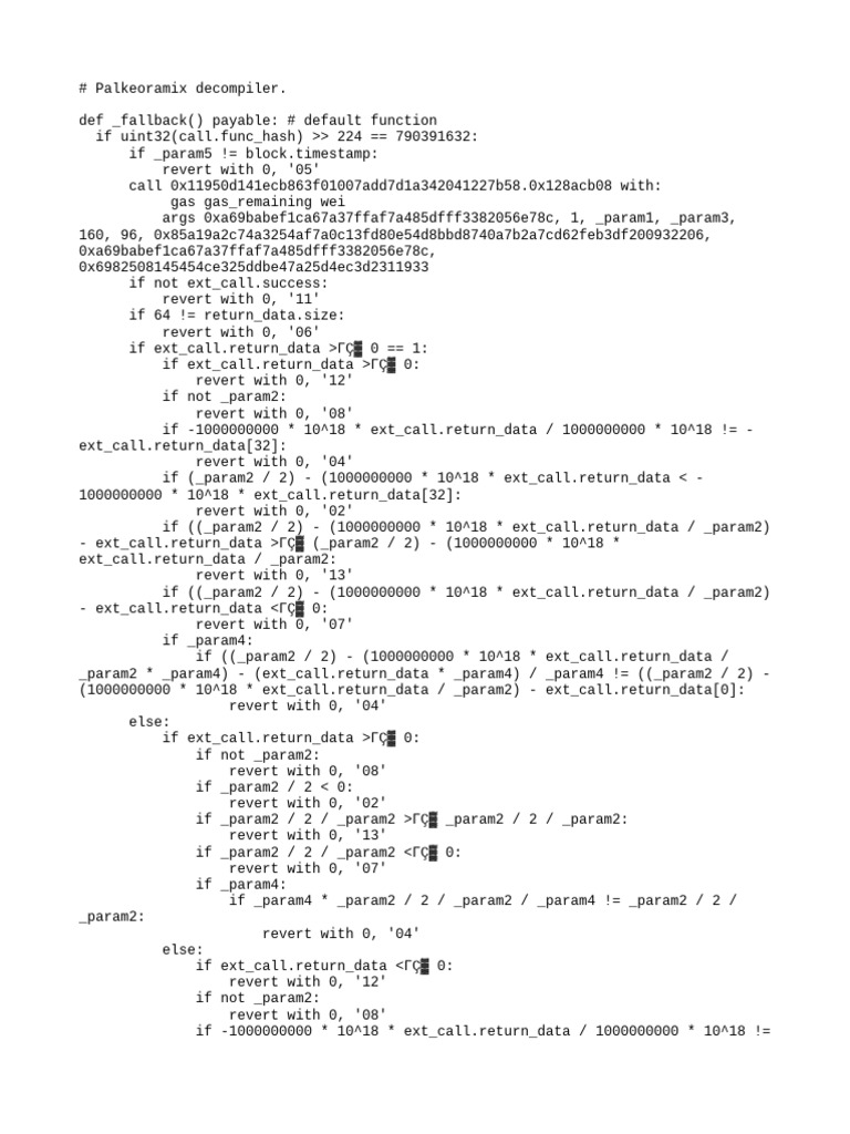 # Palkeoramix Decompiler. | PDF