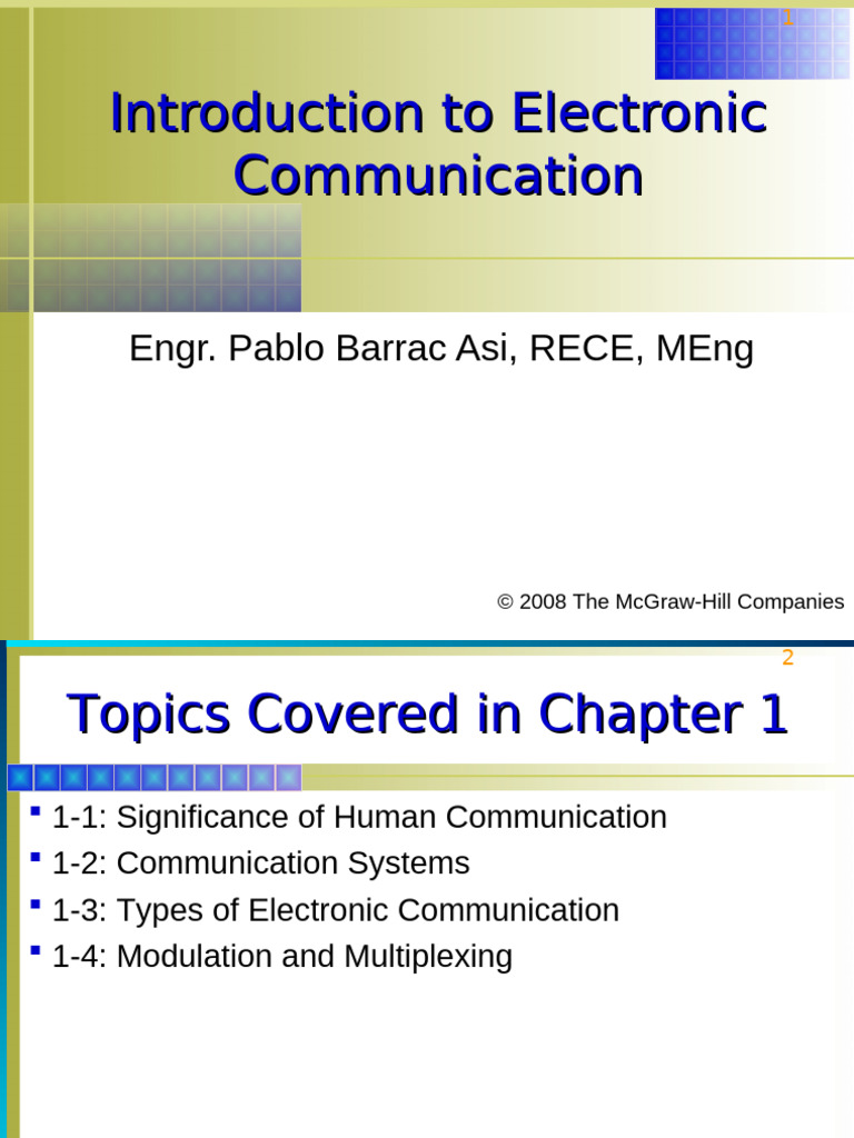 intro(2) | PDF | Modulation | Electromagnetic Spectrum