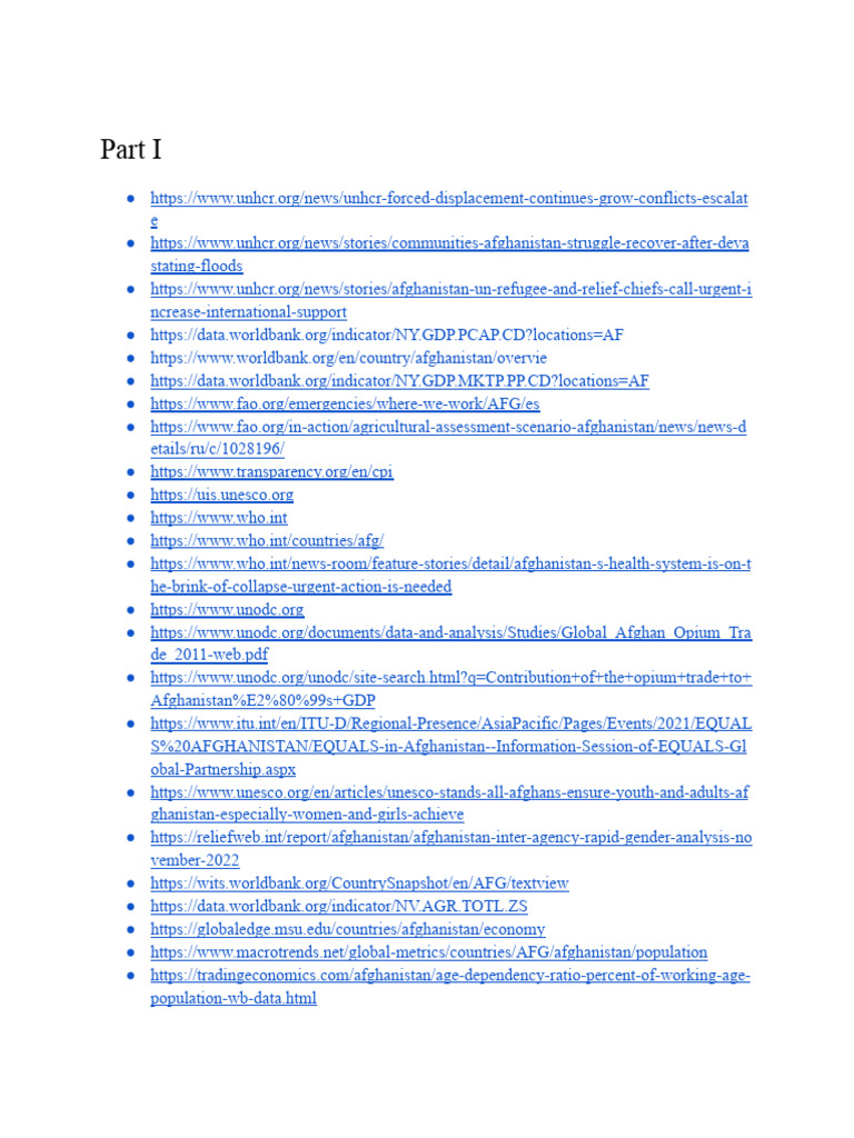 Aditya & Arshia - Case Study Video - Global Economics | PDF | United Nations High Commissioner ...