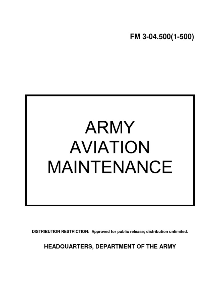 Army Aviation Maintenance Manual | PDF | History