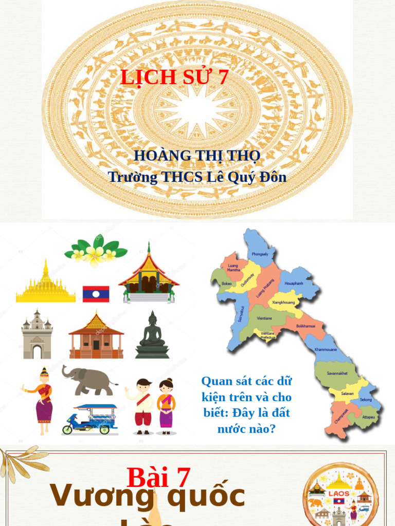 Lịch Sử 7: Hoàng Thị Thọ Trường THCS Lê Quý Đôn | PDF