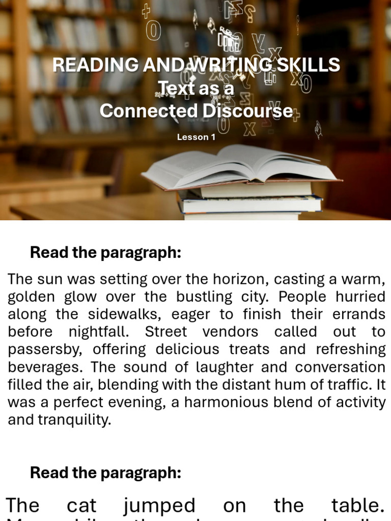 Lesson 1 Text As Connected Discourse | PDF | Climate Change | Deforestation