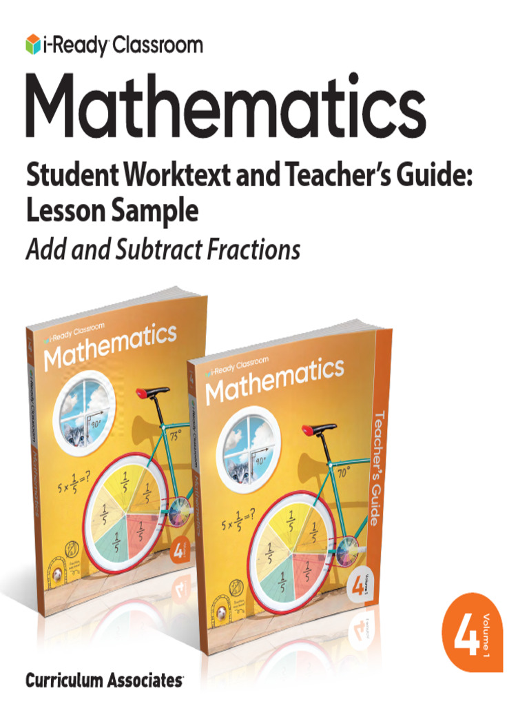 RCL CC Math gr4 Add and Subtract Fractions 33511 34520.9 2024 | PDF ...