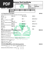 MF19 List of Formulae and Statistical Tables Math | PDF | Variance ...