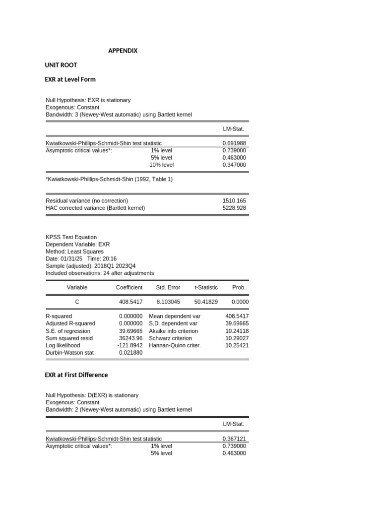 Updated APPENDIX | PDF | Coefficient Of Determination | Errors And Residuals