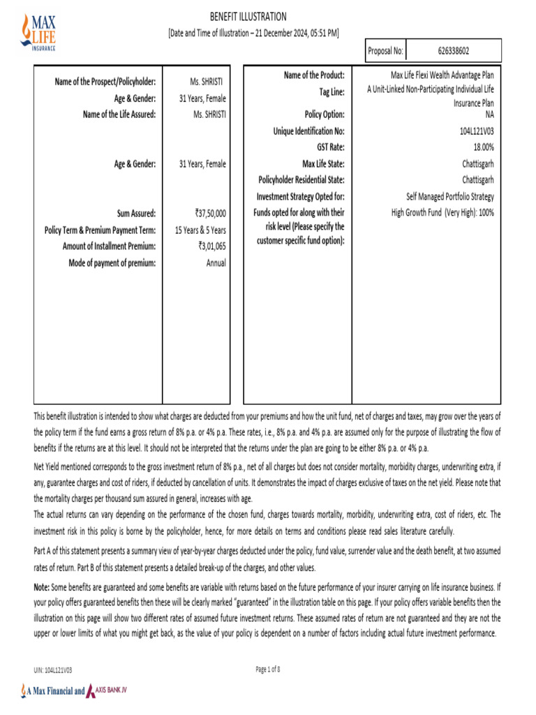 Business Illustration | PDF | Insurance | Life Insurance