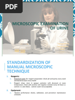 Urine Microscopic Exam Reference Chart | PDF