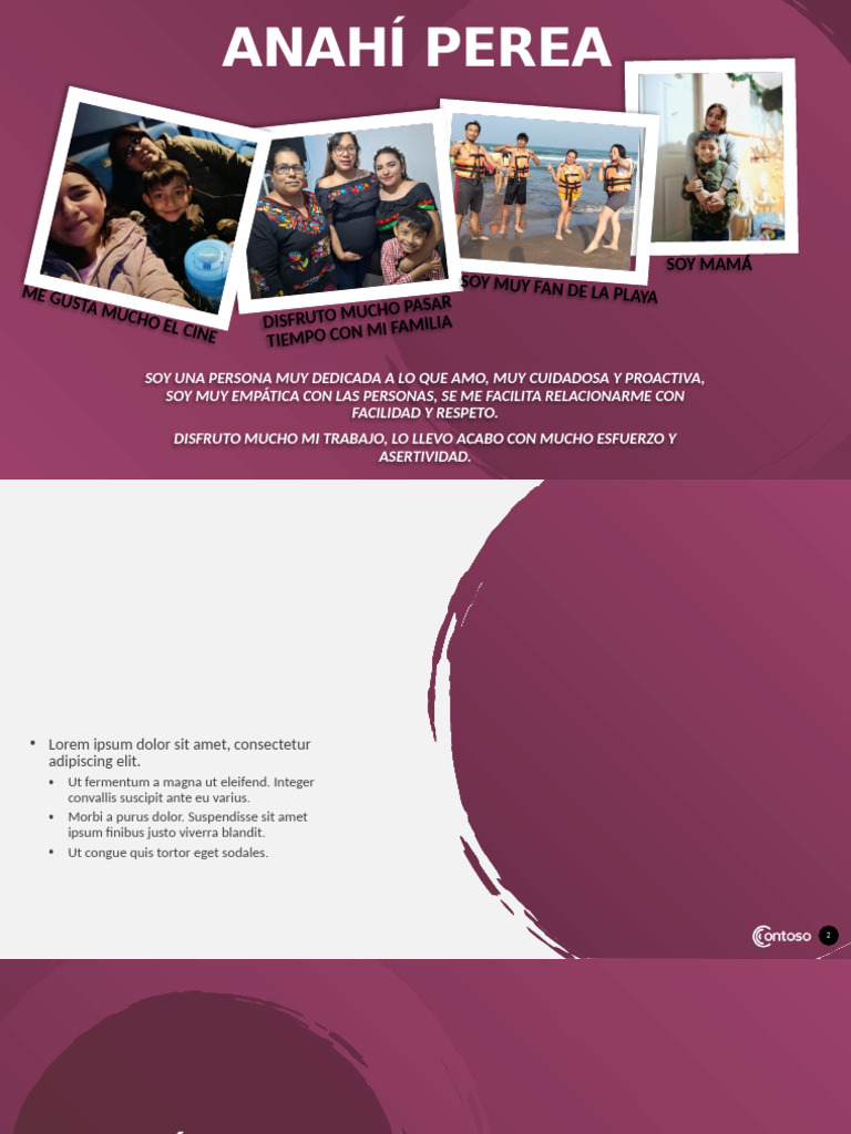 Anahí Perea Presentacion | PDF