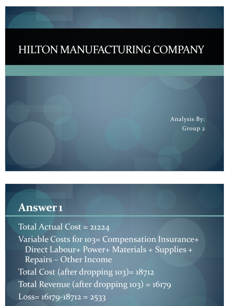 Hilton Manufacturing Company 1201326783827489 2 | PDF